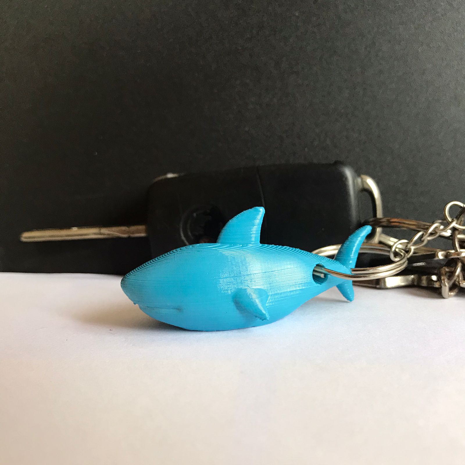 STL file shark key chain・3D printable model to download・Cults