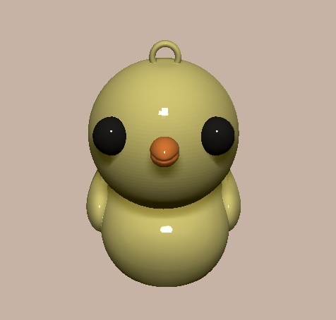 STL file cute duck - KEYCHAIN 🦆・3D printable model to download・Cults