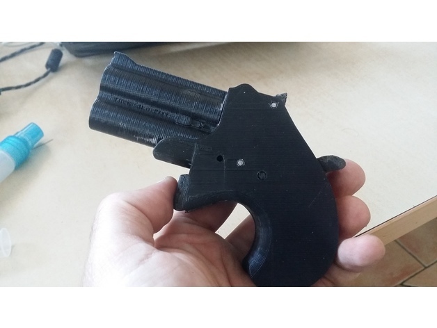 Free 3D file Derringer Rubber band gun 🔫・3D printer model to download・Cults