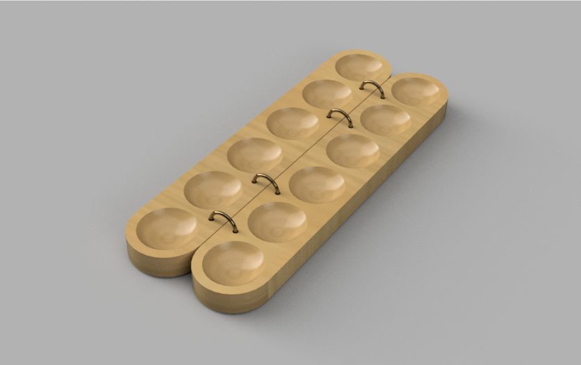 Fichier STL gratuit Awalé 🎲・Modèle imprimable en 3D à télécharger・Cults