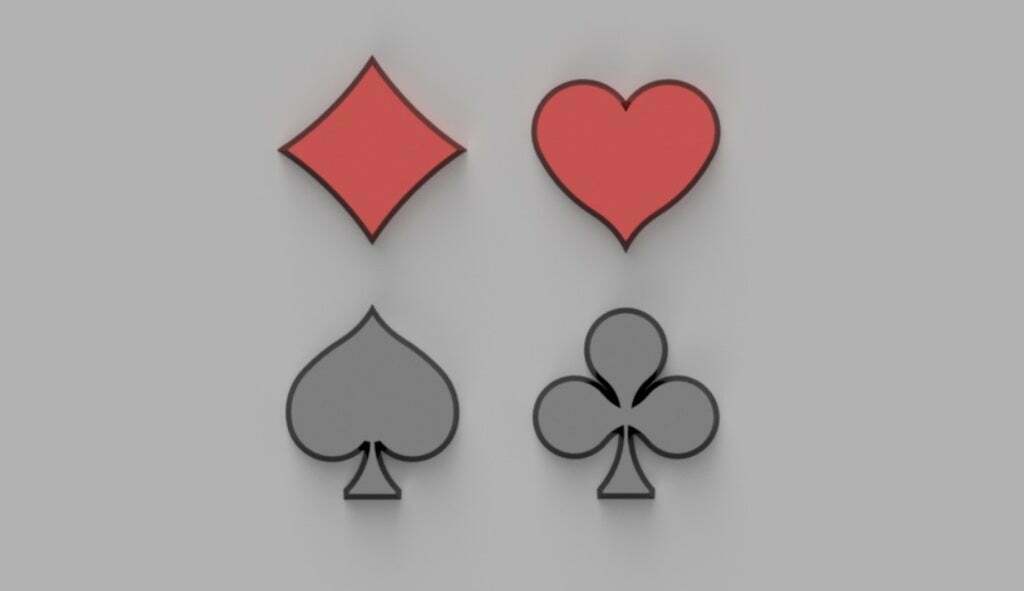 Free STL file Cards symbols magnets 🃏・3D printable model to download・Cults