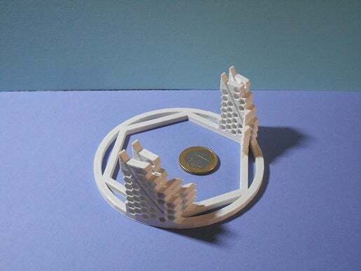 Free STL file Menu holder or card holder・3D printing template to ...