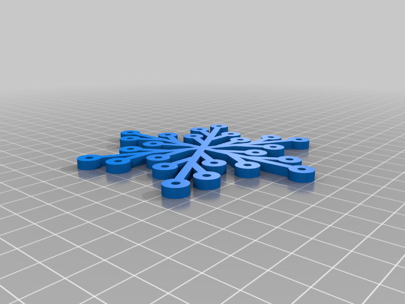 Free STL file Snow flake PCB・Model to download and 3D print・Cults
