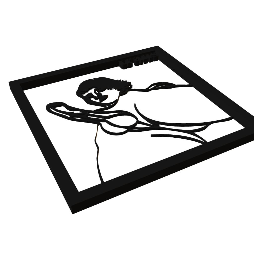 STL file Trans wall art・3D printer model to download・Cults