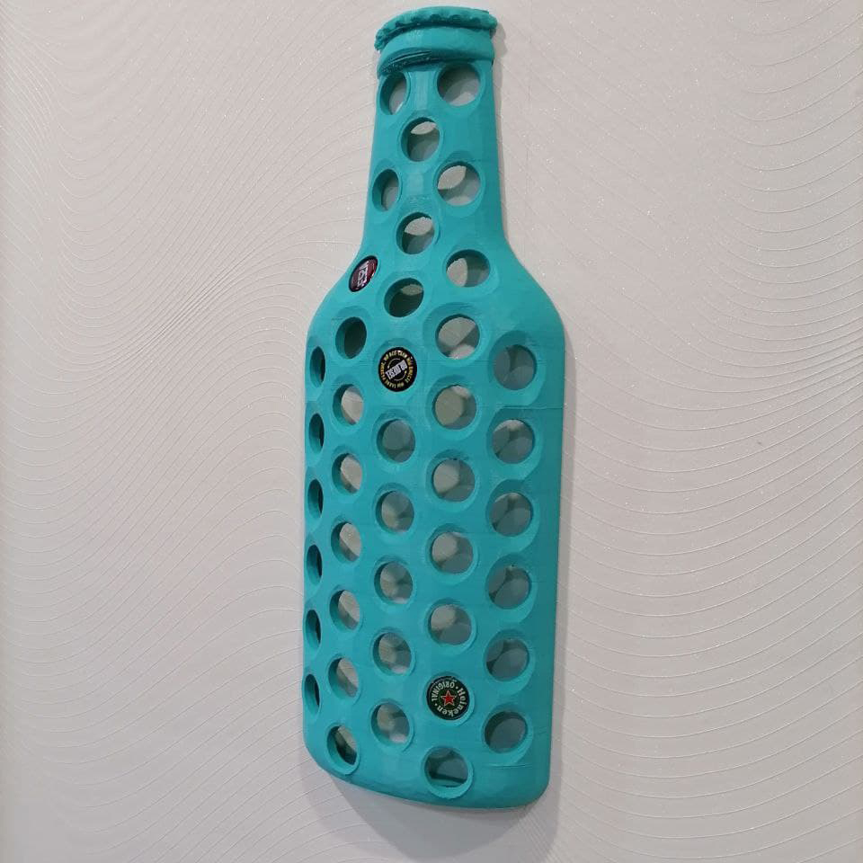STL file 3D holder for a collection of beer bottle caps 🍺・3D printable ...