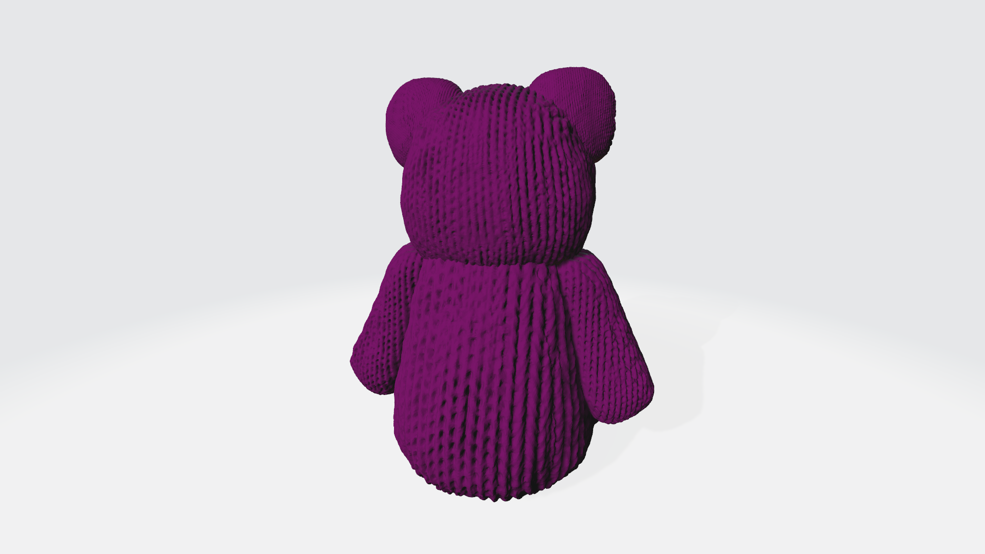 STL file Knitted Teddy Bear 🧸・3D printer model to download・Cults