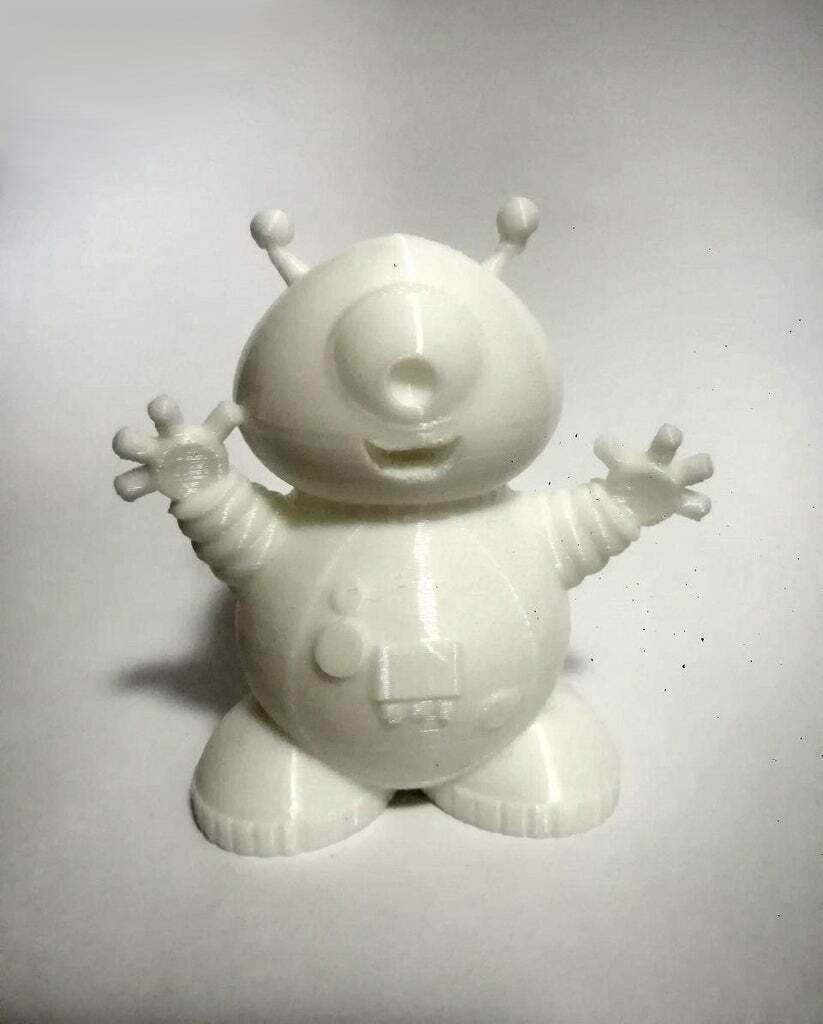 Free OBJ file The Friendly Alien in a Spacesuit・3D printing template to ...