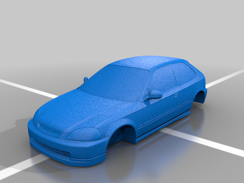 Free STL file Honda Civic Type R (EK9) 🖖・3D printable model to download ...