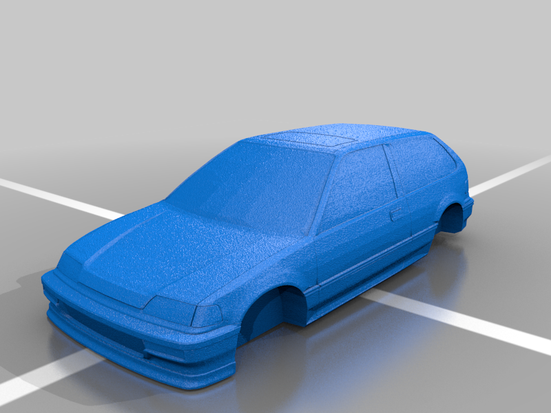 Free STL file Honda Civic EF9 🚗・3D printing template to download・Cults