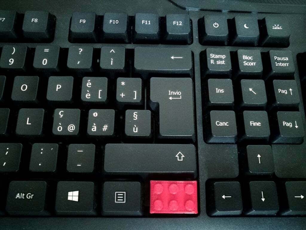 Free STL file Construction Brick Membrane Keycap 2x3 Version・3D printer ...