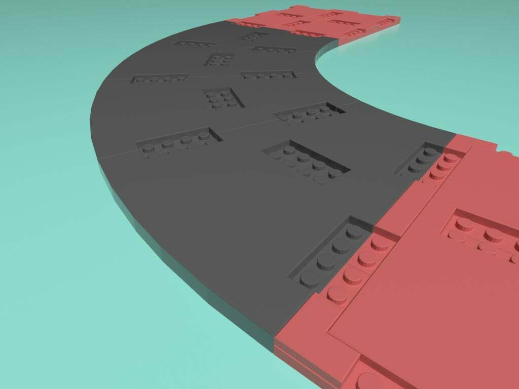 Free STL file Modular Curve for New LEGO Road System・3D printer design ...