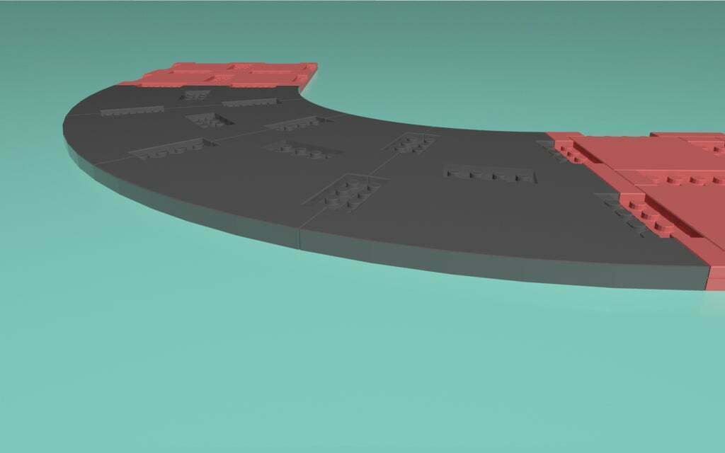 Free STL file Modular Curve for New LEGO Road System・3D printer design ...