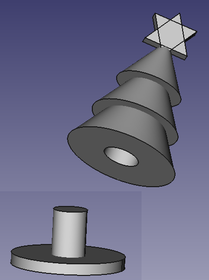 Free STL file Fir tree with star 🌲・3D printer model to download・Cults