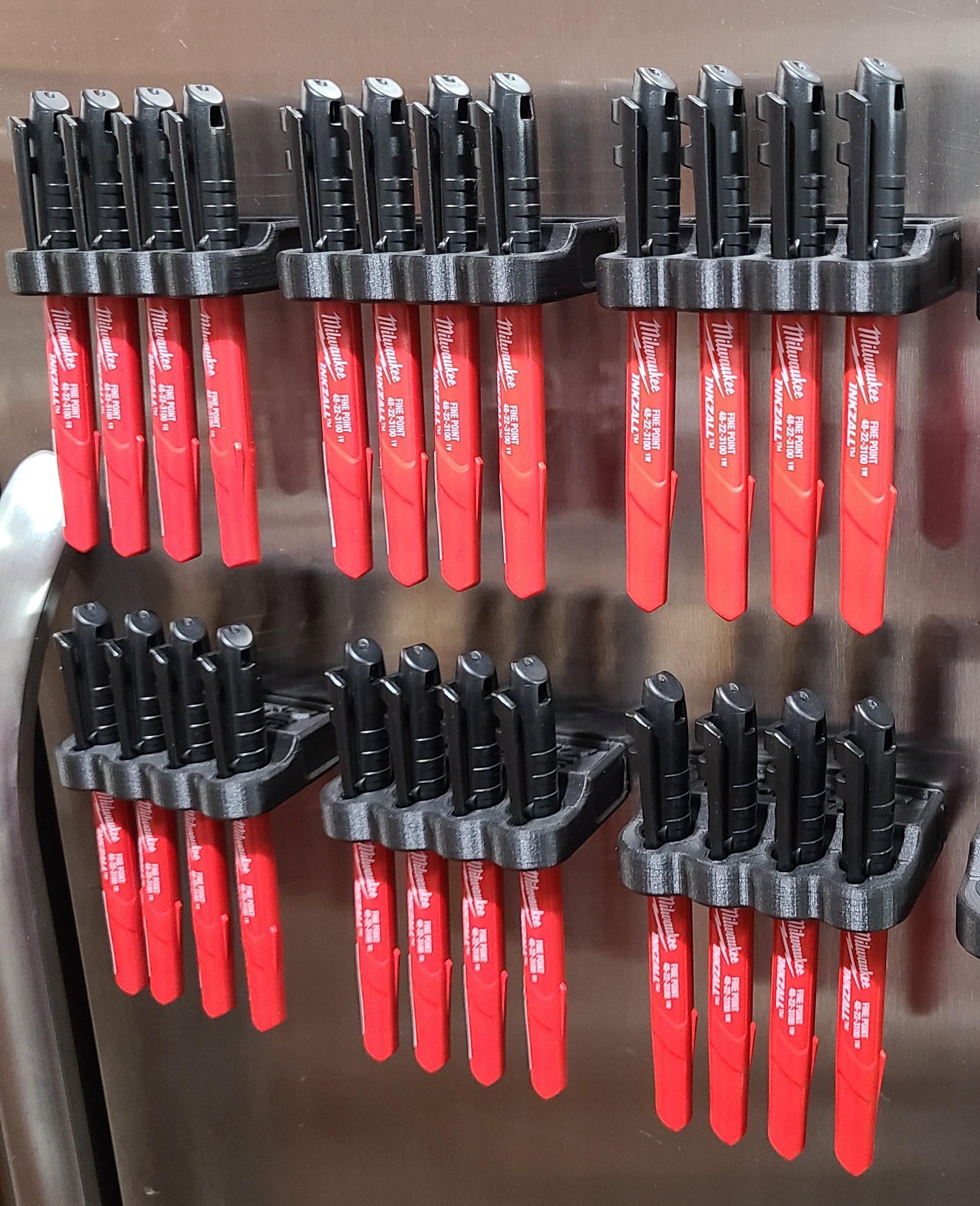STL file Magnetic Milwaukee Inkzall / Sharpie Holder 🧲・3D printable ...
