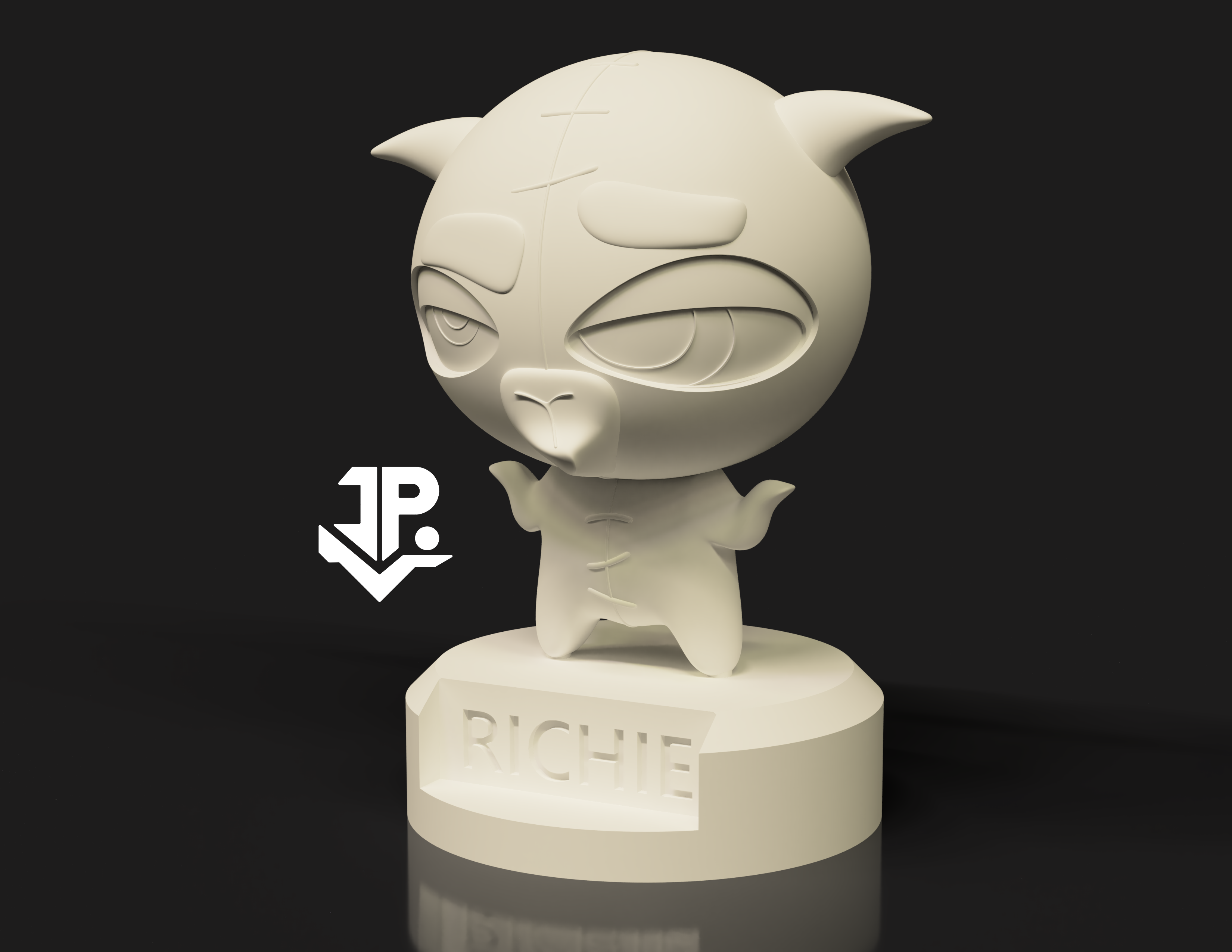STL file RICHIE_ FUNKY PUNKY_・3D printable model to download・Cults