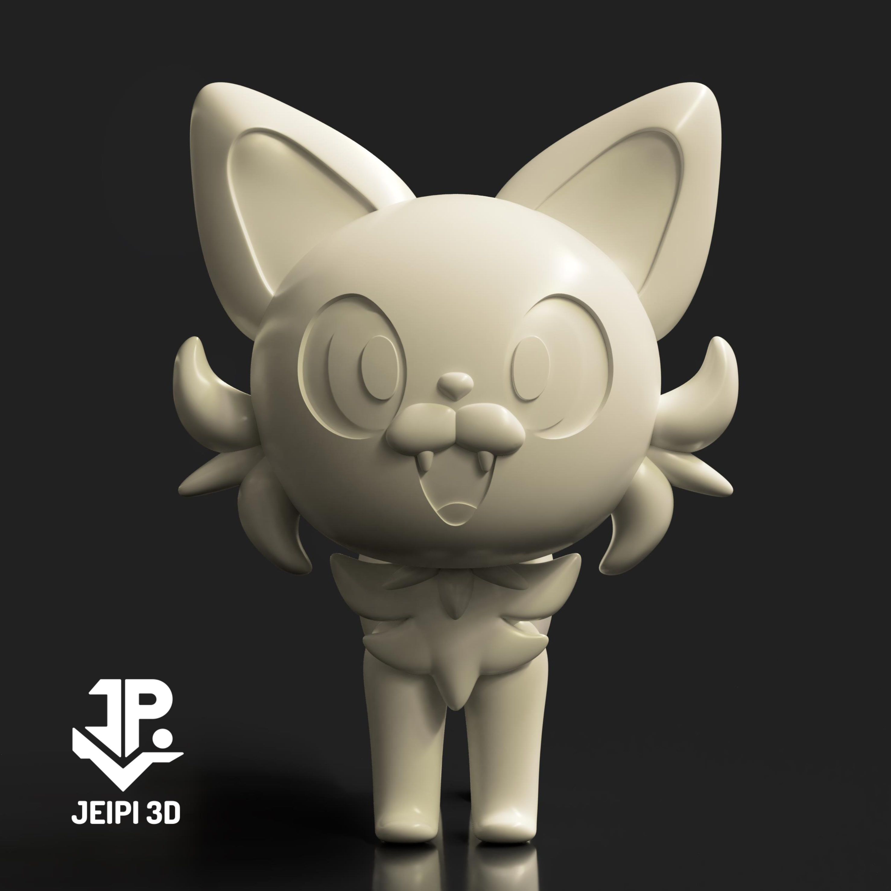 Archivo STL SPRIGATITO_ POKEMON・Diseño para descargar y imprimir en 3D ...