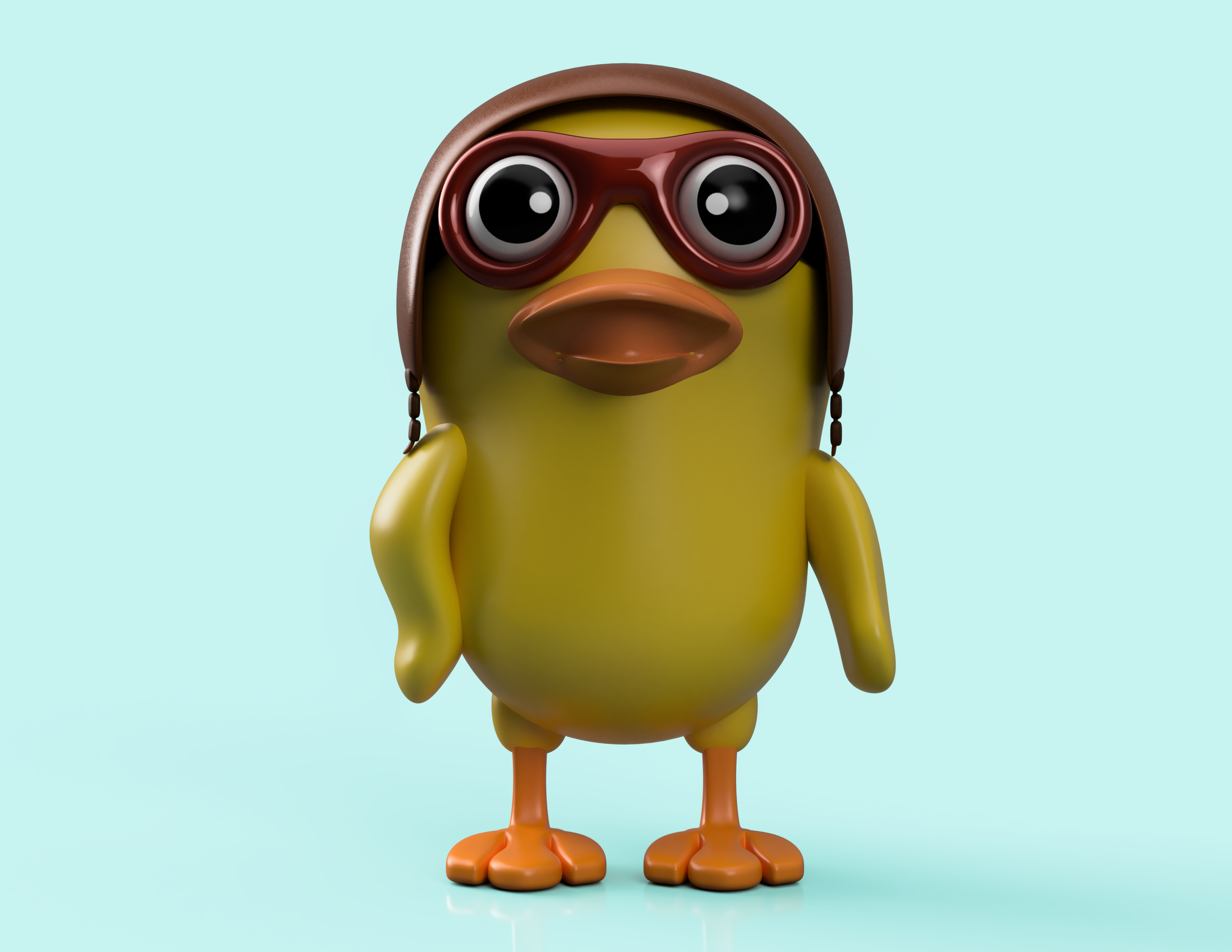 Free STL file Pilot Duck_ Character・3D printable design to download・Cults