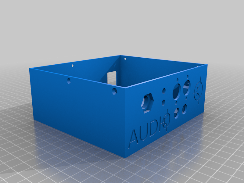 Free 3D file Chassis for Audio Amplifier V76 🎵・3D print object to ...