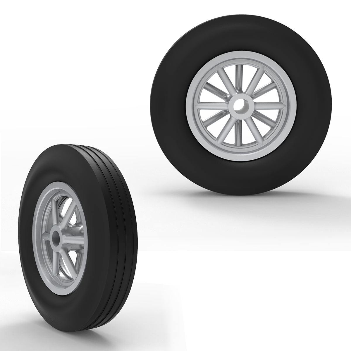 3D file American Racing - Vintage Dragster Wheels 🎲・3D printer model to ...