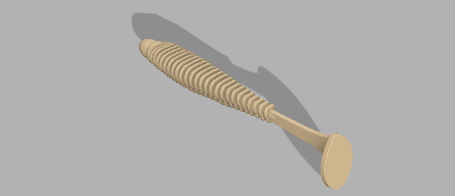 STL file Wobble Shad Ninja Replica 🥷・3D printer model to download・Cults
