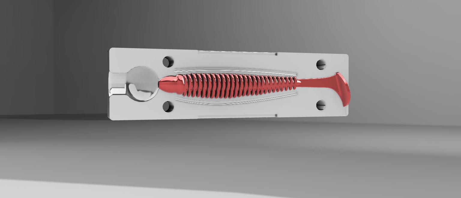 Archivo STL Molde Wobble Shad Ninja Replica・Modelo para descargar e ...