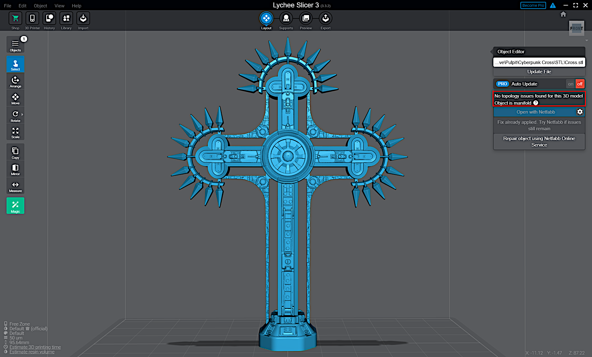 Free STL file Warhammer Cross・Template to download and 3D print・Cults