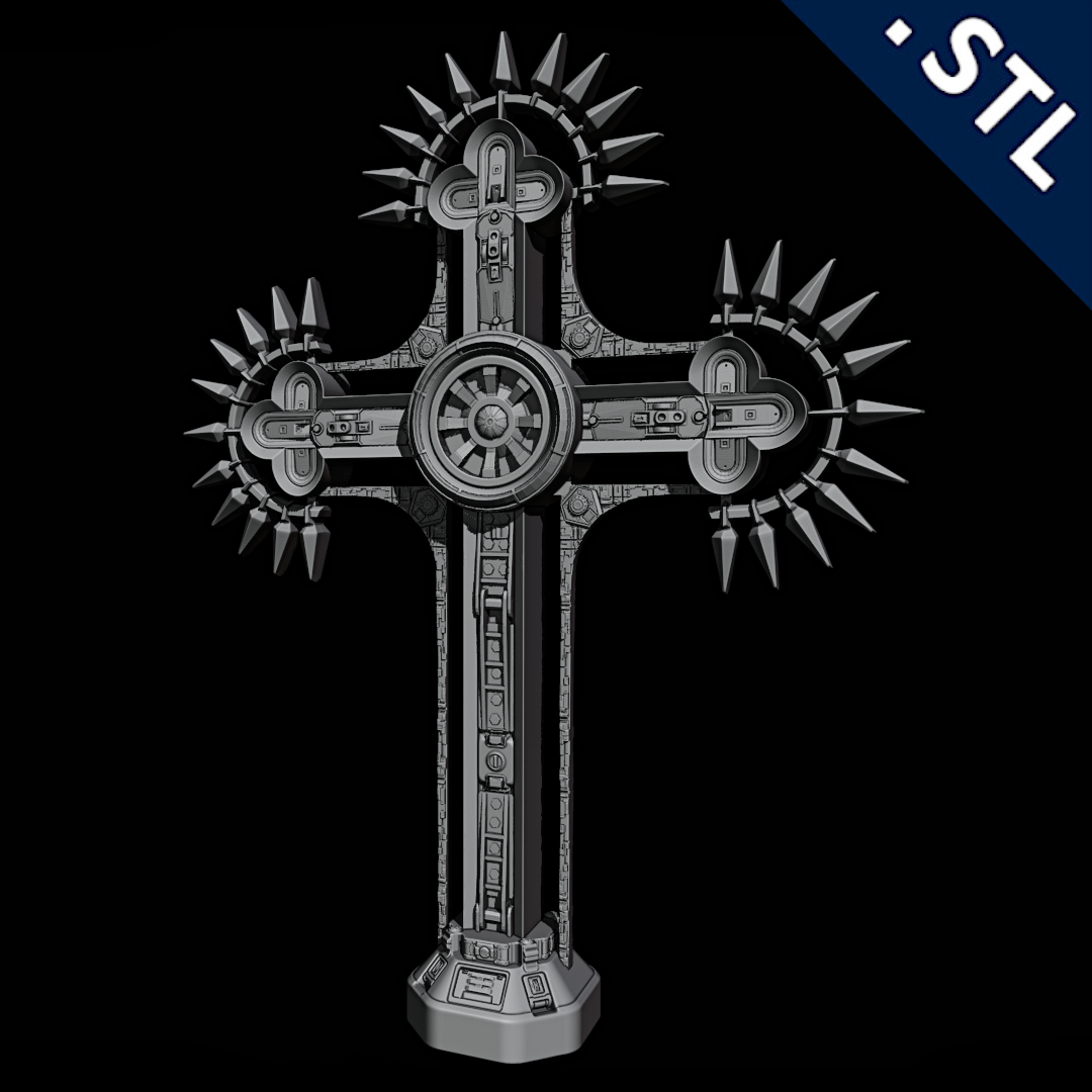 Free STL file Warhammer Cross・Template to download and 3D print・Cults