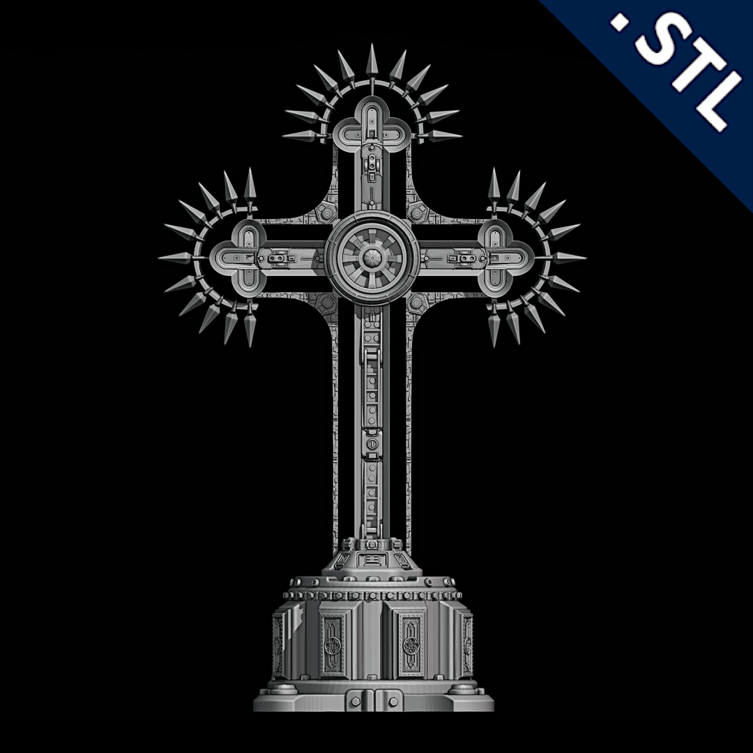 Free STL file Warhammer Cross・Template to download and 3D print・Cults