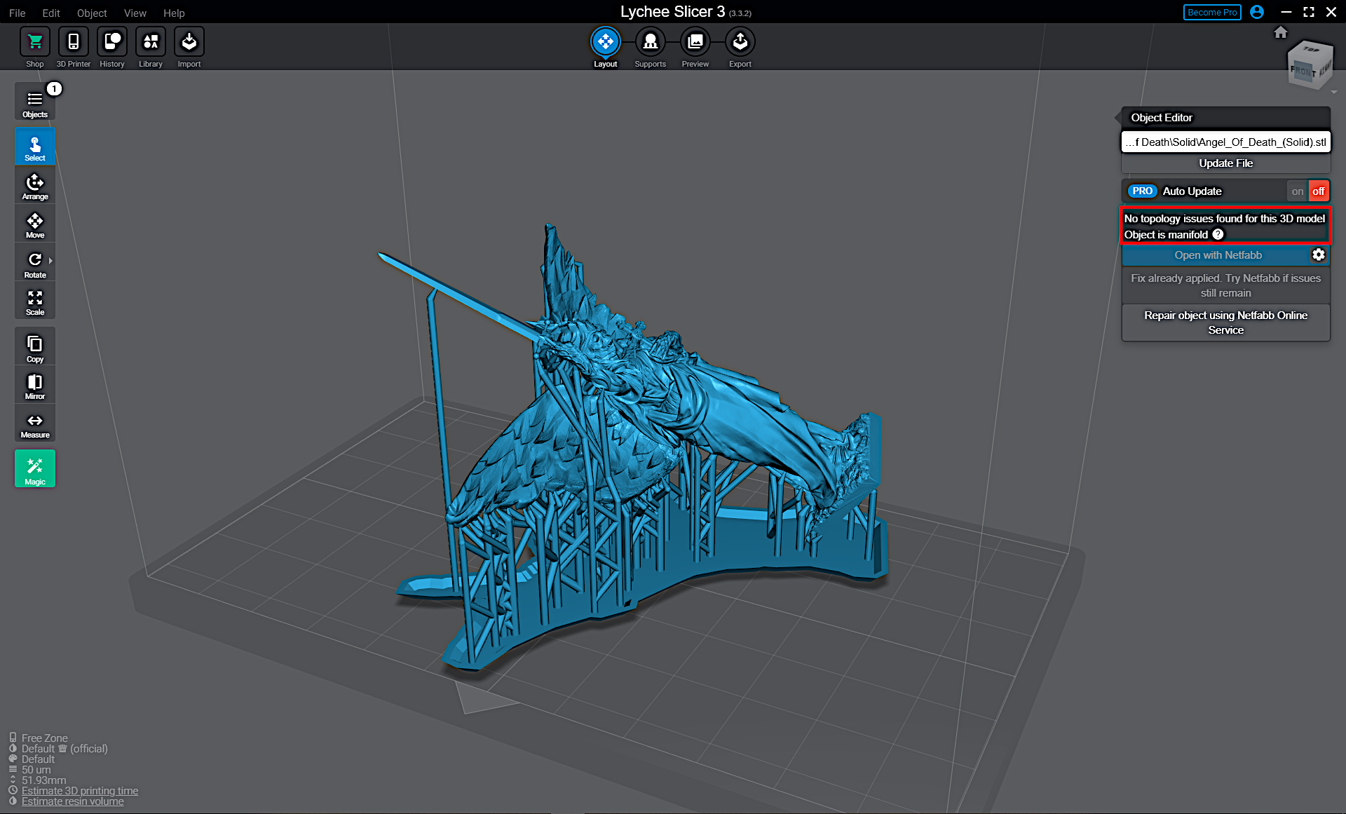 STL file Angel of Death (Statue)・3D printing model to download・Cults
