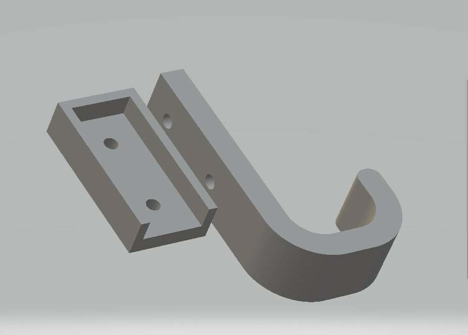Free STL file Universal hook・3D printing design to download・Cults