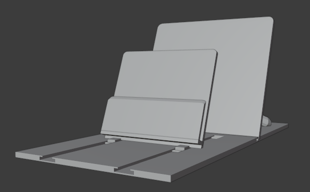 Free STL file Books holder with additional features・Object to download ...