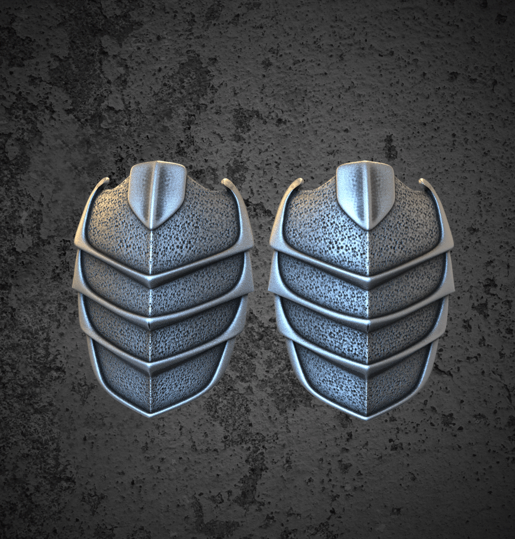 STL file Wolf Predator Thigh Armour・3D print object to download・Cults