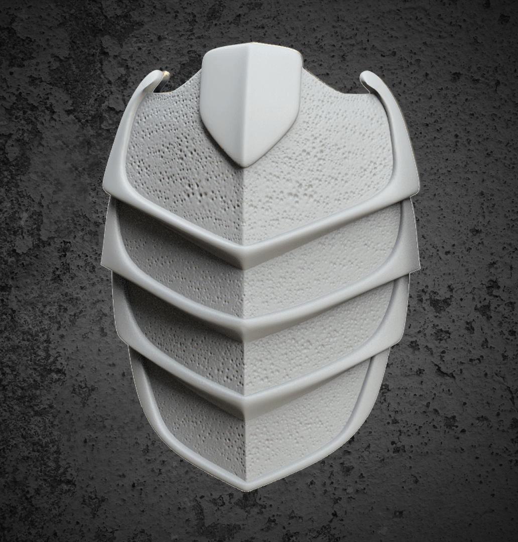 STL file Wolf Predator Thigh Armour・3D print object to download・Cults