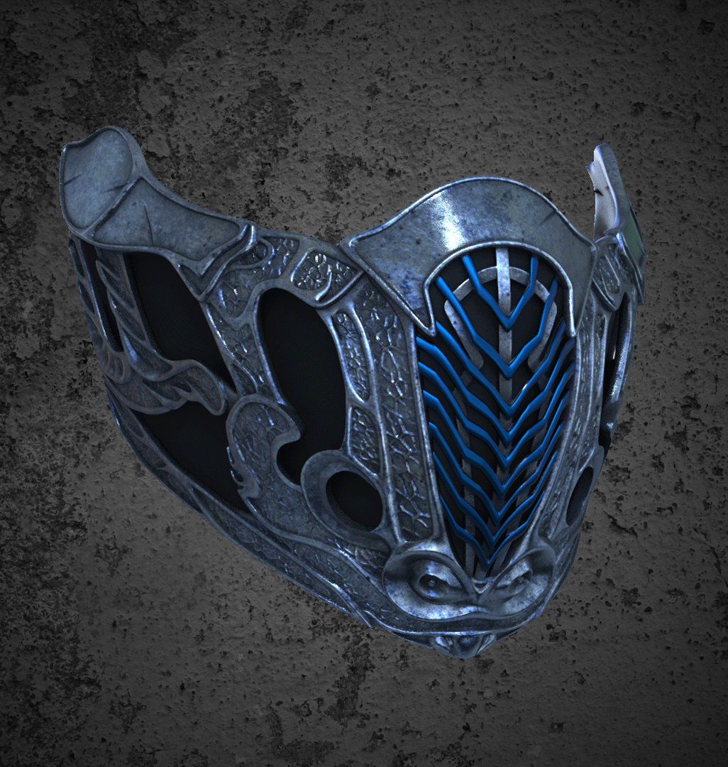 STL file Mortal Kombat Sub-Zero Mask・3D print model to download・Cults