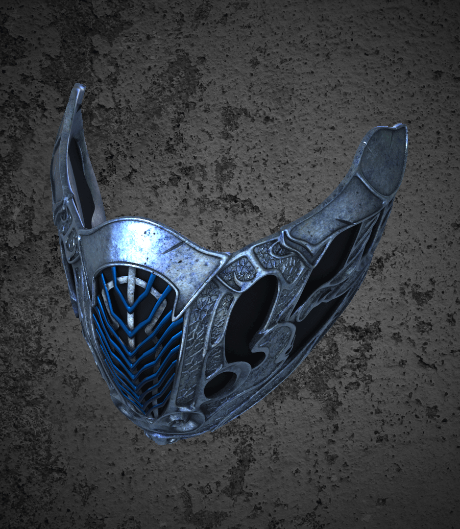 STL file Mortal Kombat Sub-Zero Mask・3D print model to download・Cults