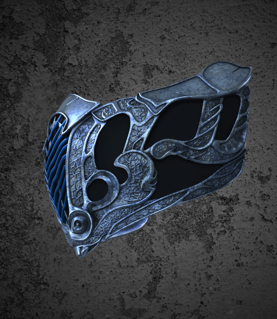 STL file Mortal Kombat Sub-Zero Mask・3D print model to download・Cults