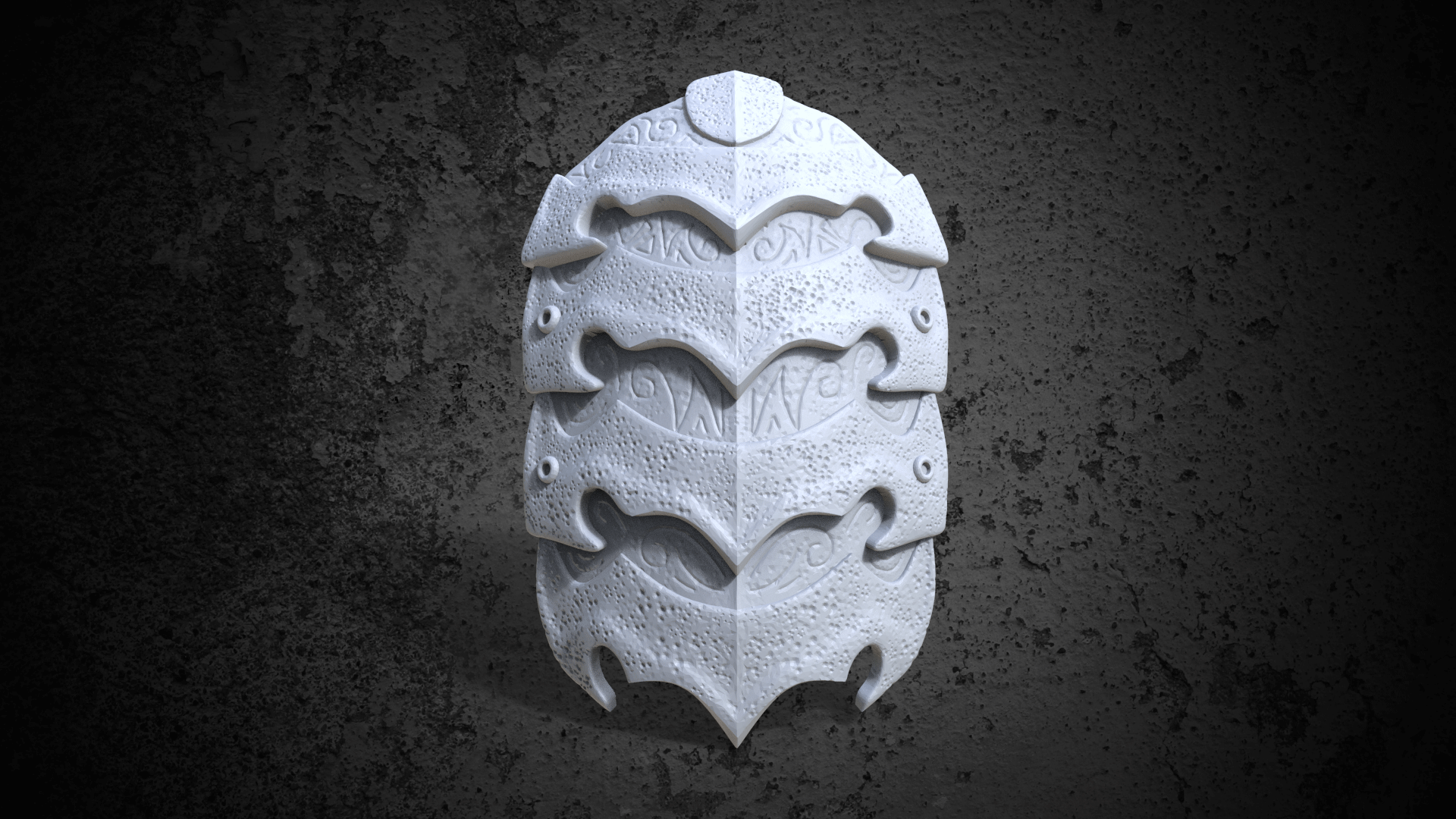 STL file Wolf Predator Shoulder Armour・3D printable model to download・Cults
