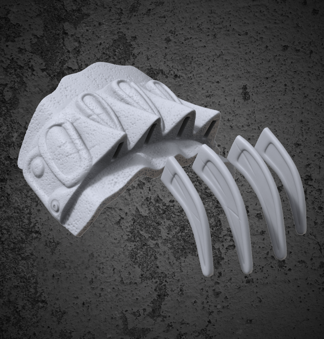 STL file Wolf Predator Foot Armour 🐺・Model to download and 3D print・Cults