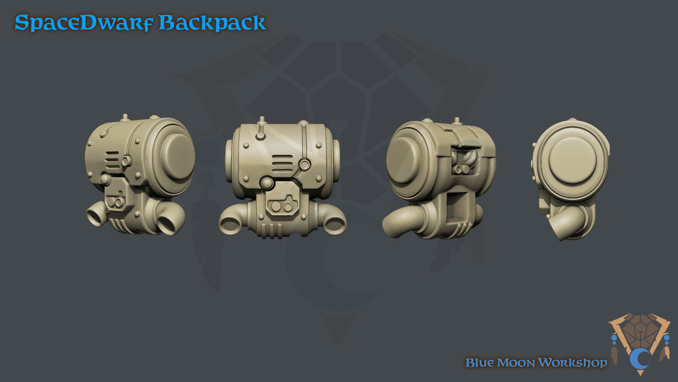 STL file RECON SPACE DWARF BACKPACK・3D print object to download・Cults