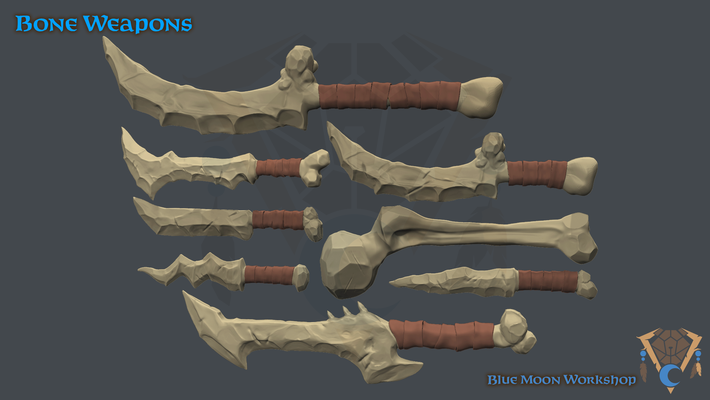 Archivo STL ARMAS DE HUESO・Plan de impresora 3D para descargar・Cults