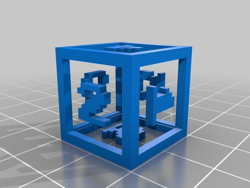 Free STL file 8 Bit Die Remix 🎲・3D printable object to download・Cults