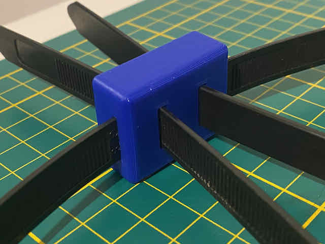 Free STL file handcuff zip tie 13 MM