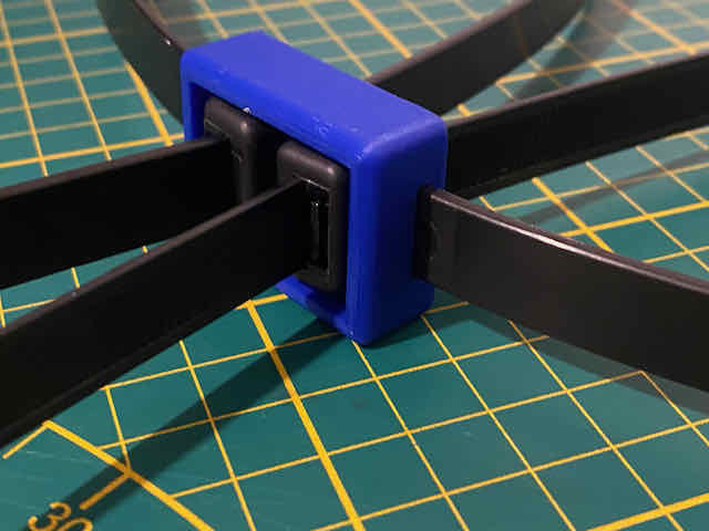 Free STL file handcuff zip tie 13 MM