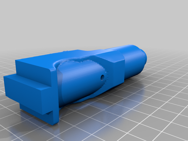 Free STL file Blaster DL-44 Han Solo with Mechanics and space for ...