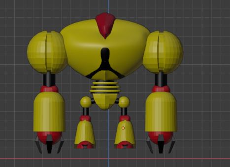 STL file low poly robot・3D printing template to download・Cults