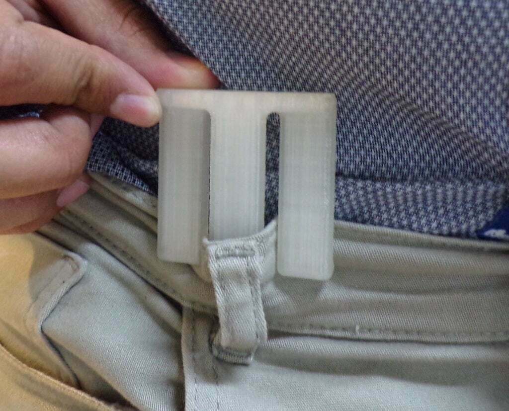 Free STL file CLOTHING ADJUSTER FOR PANTS・3D print object to download・Cults