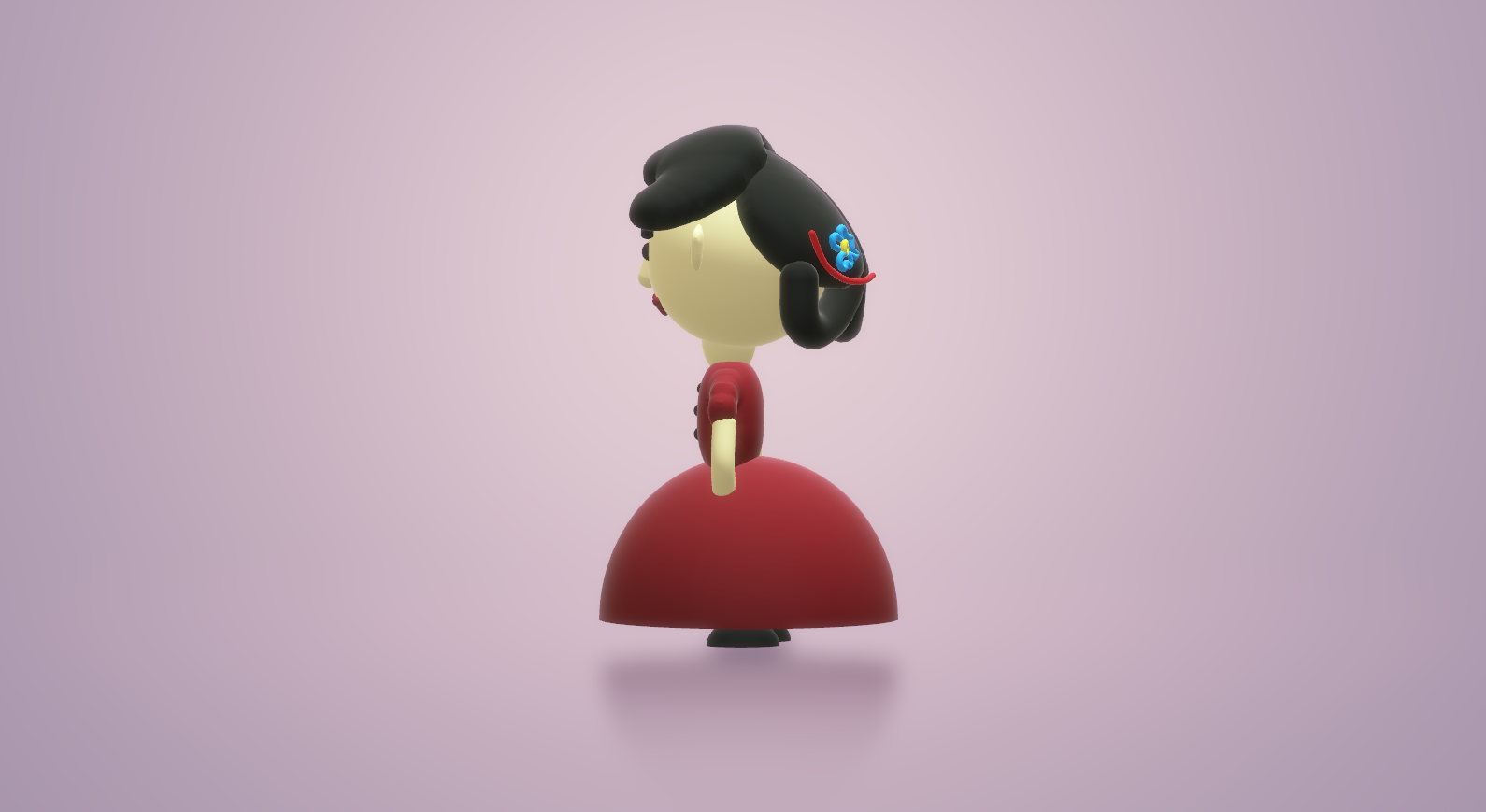 3D file Red Girl・3D printing model to download・Cults