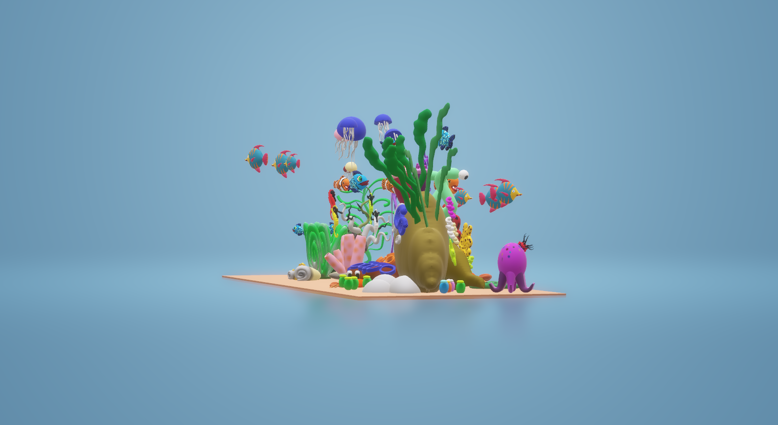 3D file Sea World・3D printing model to download・Cults
