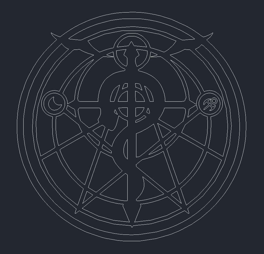 Free 3D file Transmutation Circle DXF Graphics・3D printable model to ...