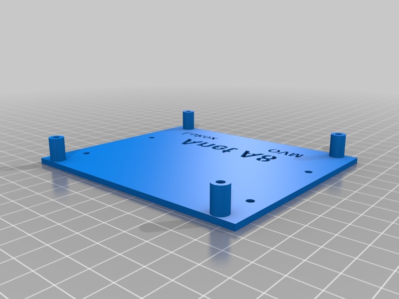Fichier 3D gratuit Support pour boîte ovm selon Anet A8・Plan imprimable ...